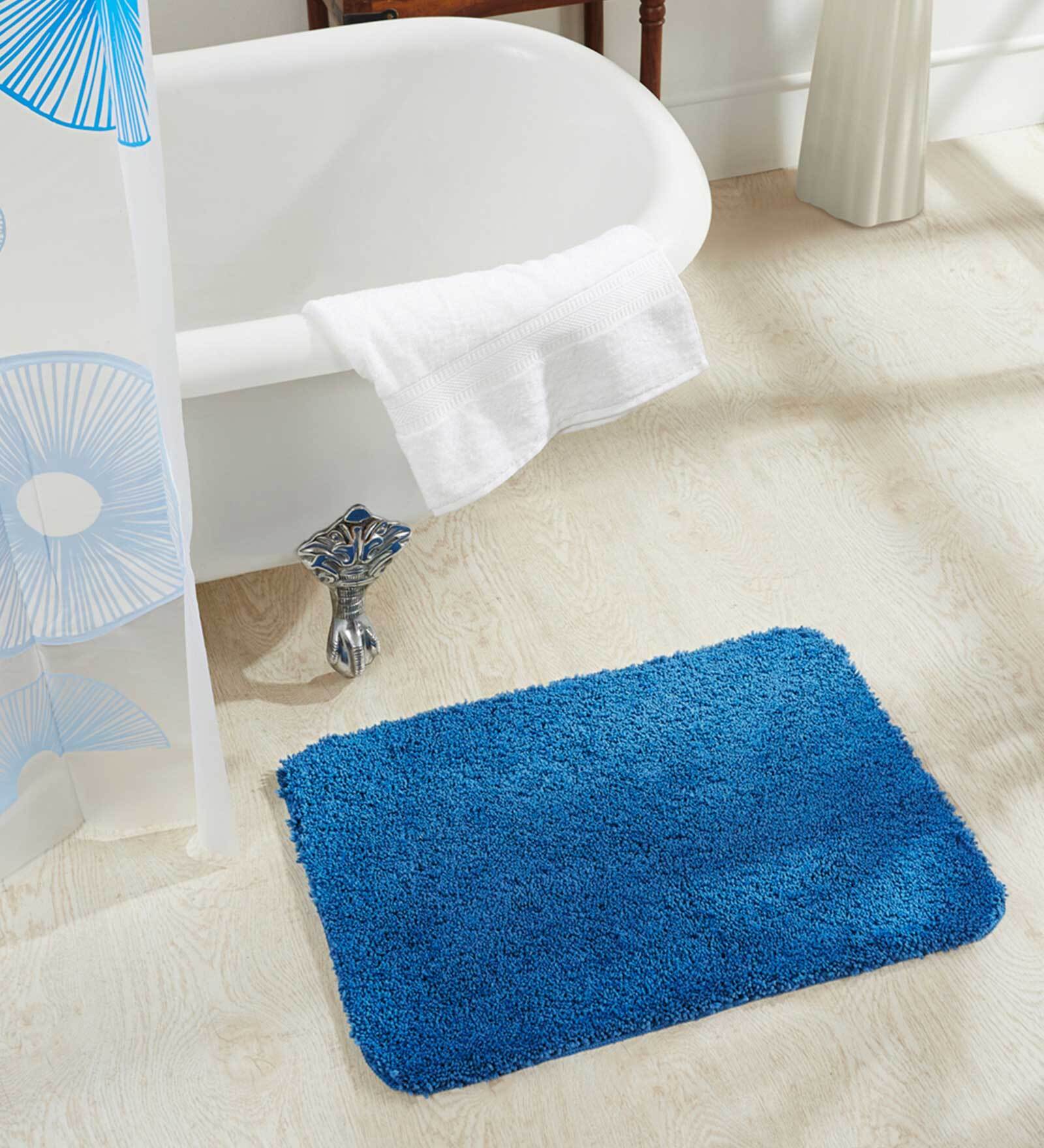 Buy Diana Bath Mat 30 X 45 cm in Blue color by Obsessions Online ...