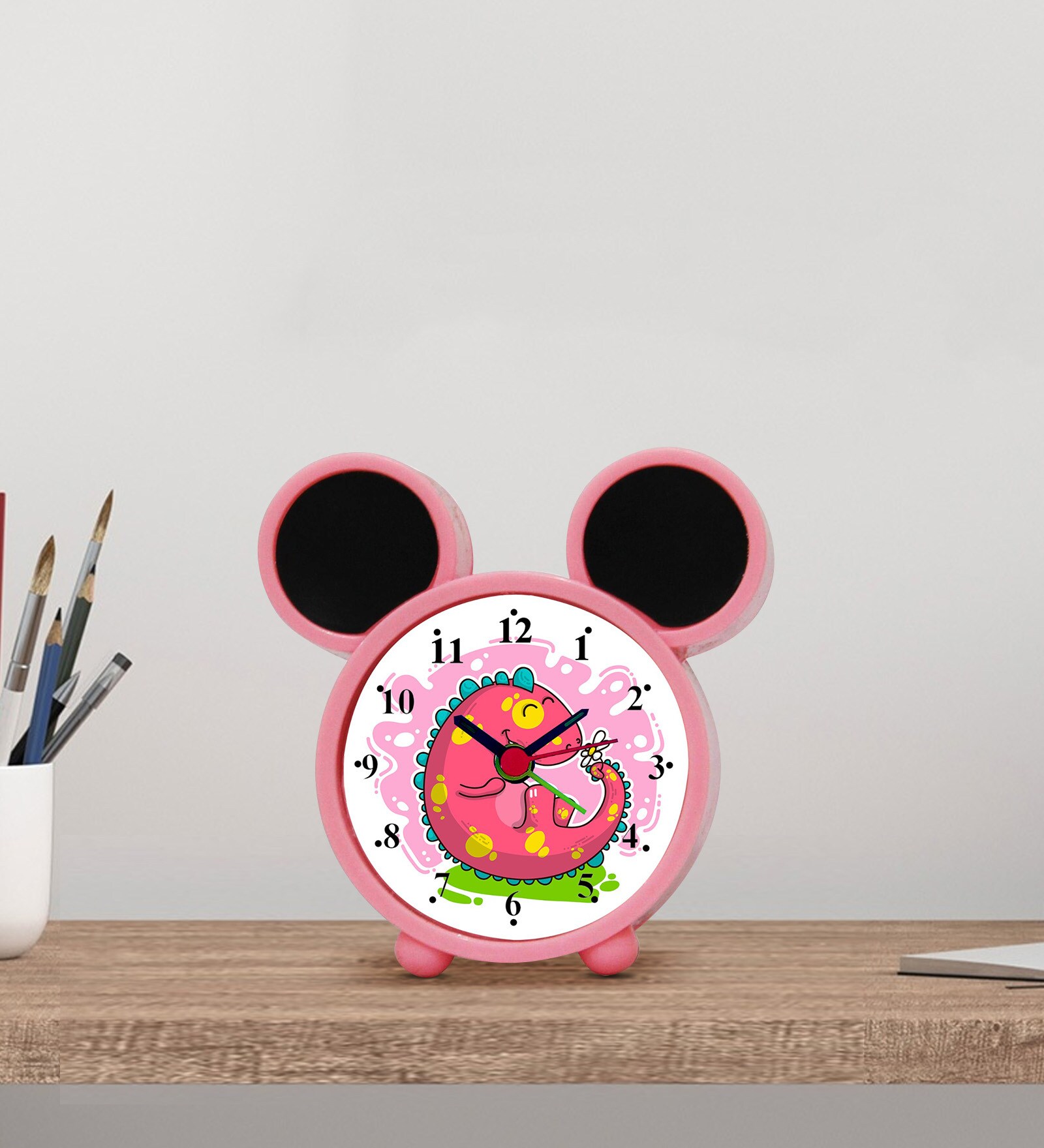 Buy Dino Doodle Alarm Table Clock by WENS at 34% OFF by Wens | Pepperfry