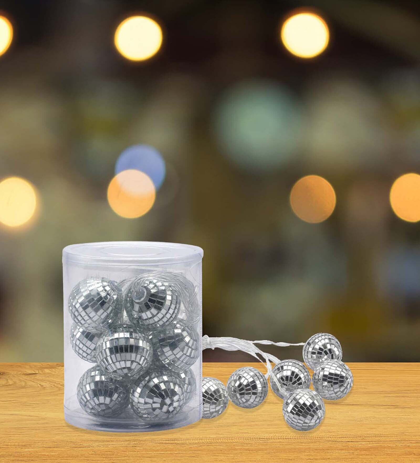 Buy Silver 2 Meter Disco Ball LED String Light by @home at 60% OFF by ...