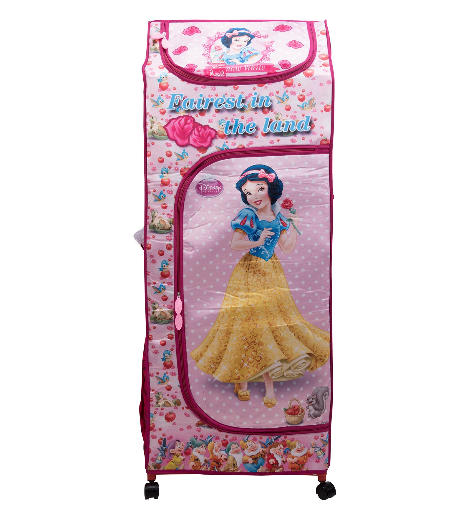 Buy Disney Kudos Princess Fairest Land Pink Kids Portable Wardrobe ...