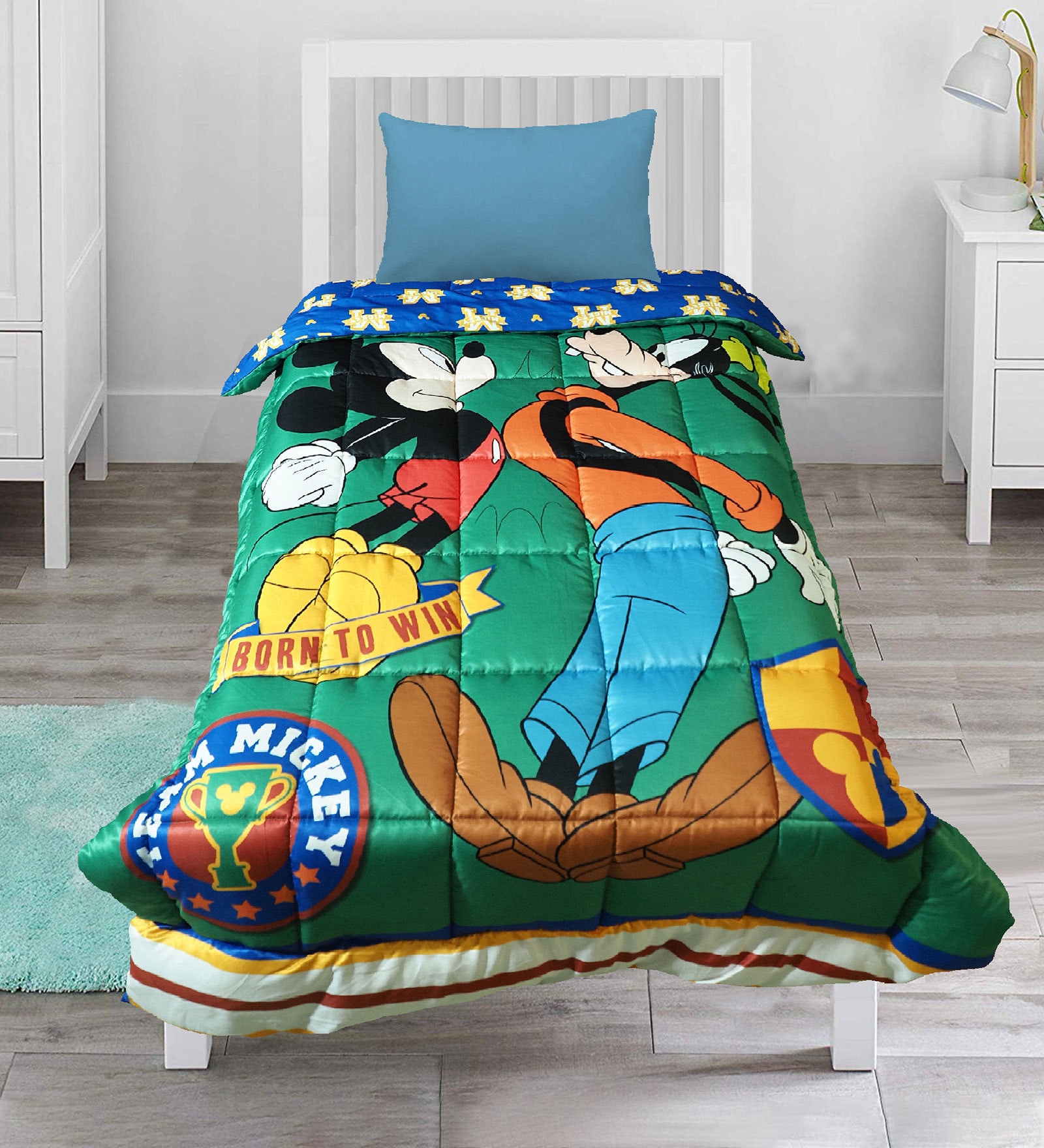 Buy Disney Mickey Mouse Goal Comforter by Cot & Candy at 18% OFF by Cot ...