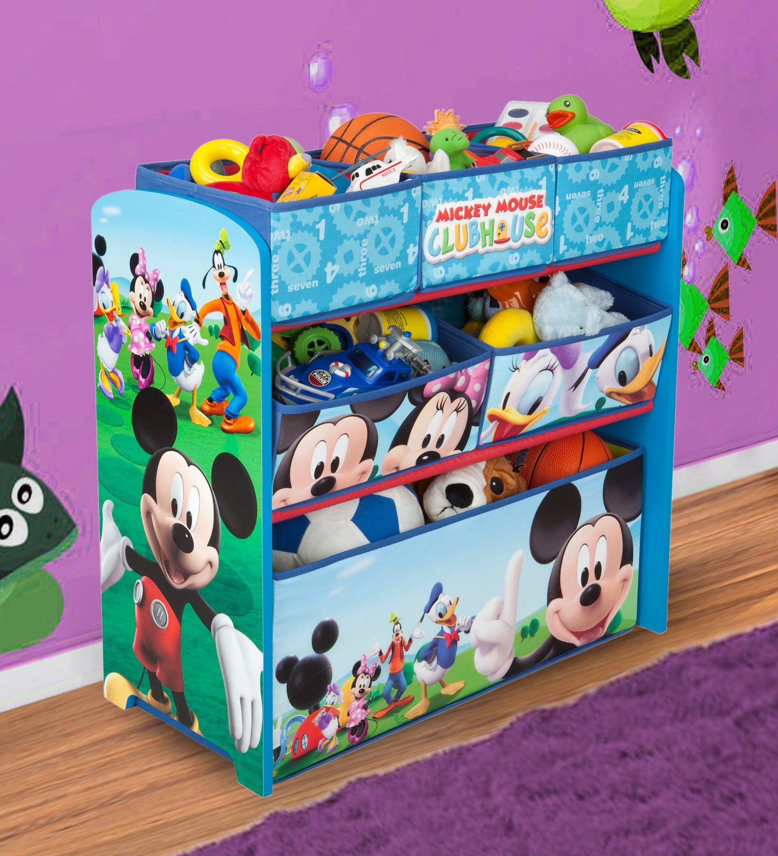 Buy Disney Mickey Mouse Multi-Bin Organiser in Multi-colour at 13% OFF ...