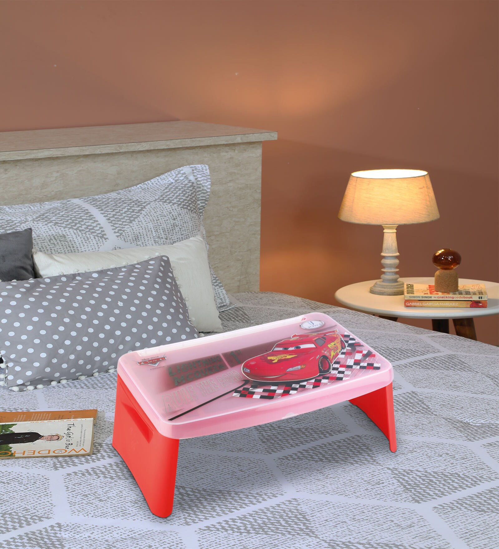 Buy Disney PIXAR Cars Portable Desk With Storage in Red Colour by ...