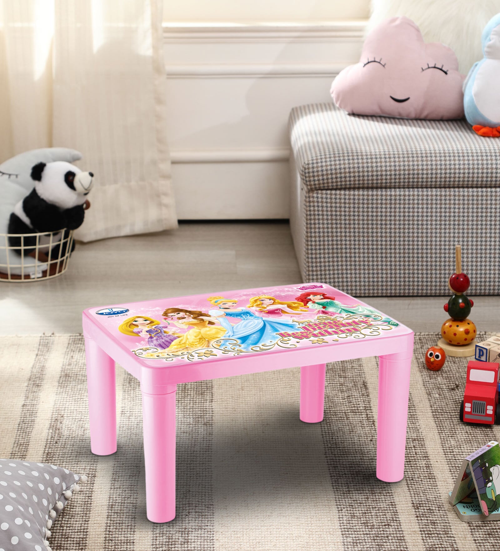 Buy Disney Princess Junior Table in Pink Colour by JOYOUS WORLD Online ...