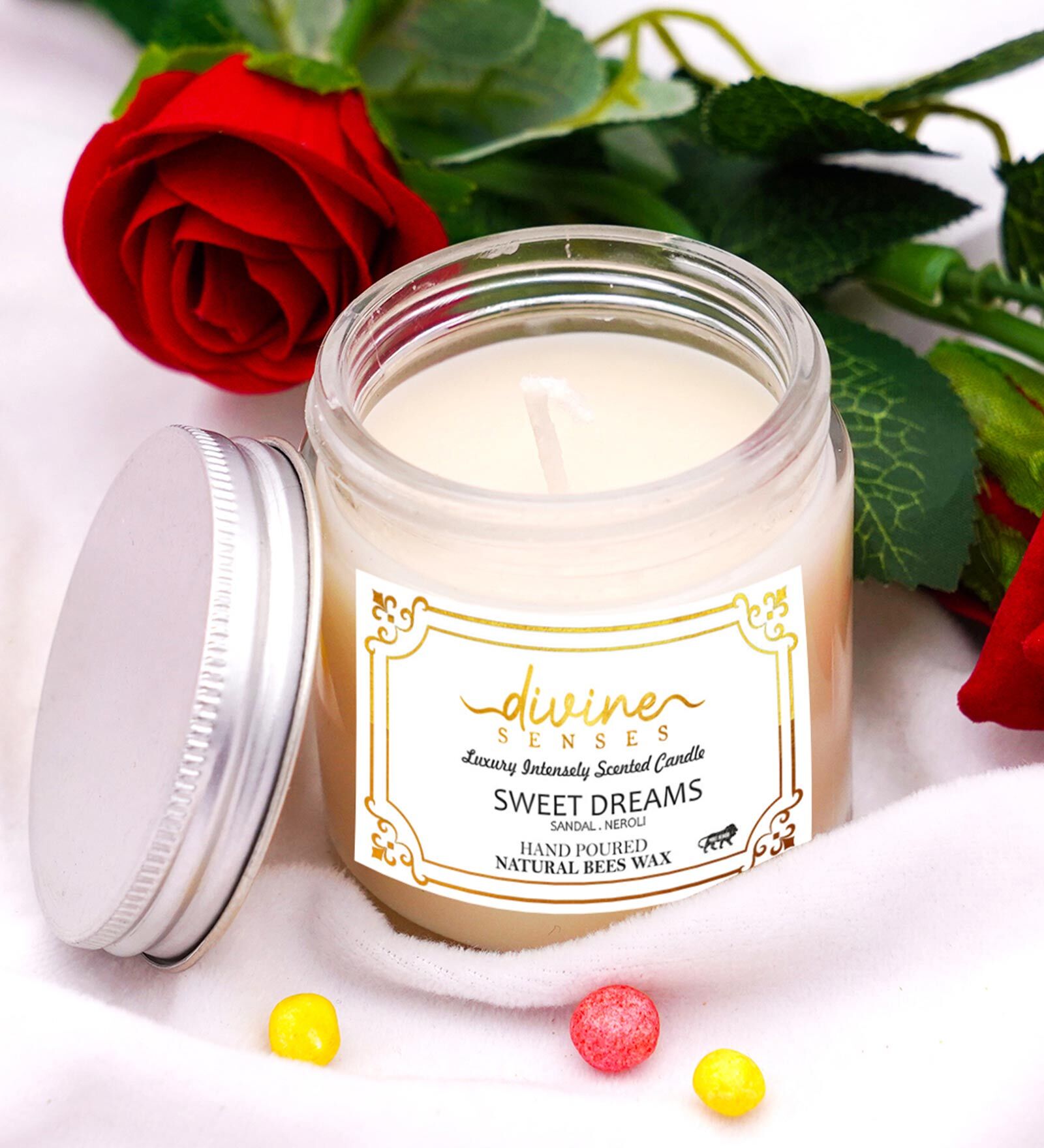 Buy Neroli Natural-White Wax Scented Jar Candle at 53% OFF by Divine ...