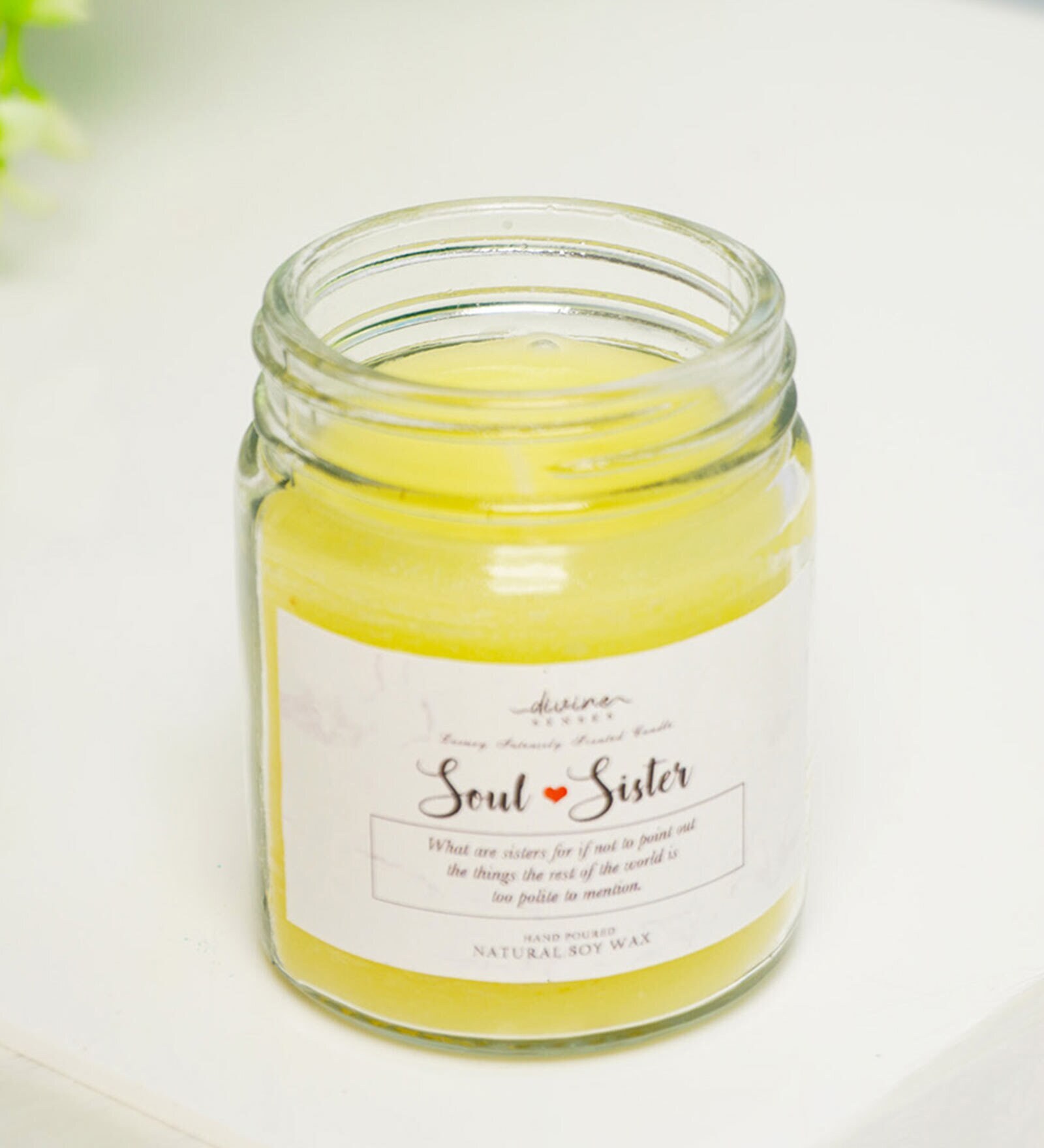 Buy Soul Sister Yellow Soy Wax Scented Jar Candle at 31% OFF by Divine ...
