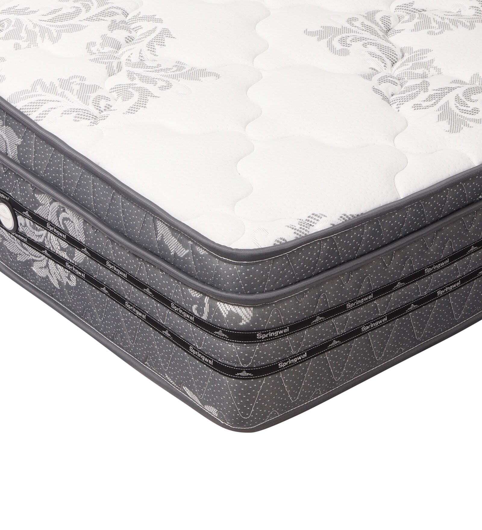 Buy Divinity 6 Inch Single Size Pocket Spring Mattress in White Colour ...