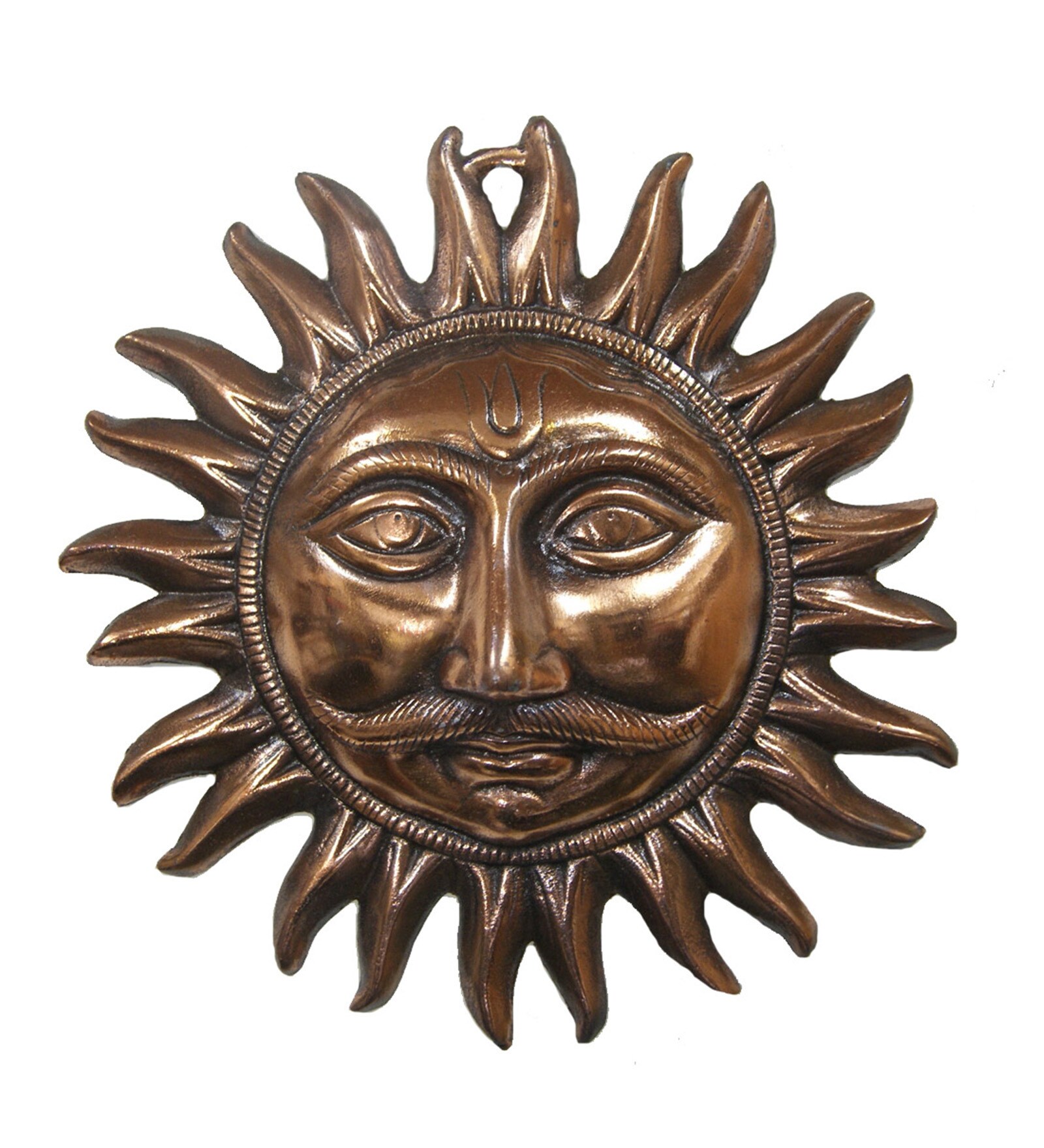 Buy Divya Mantra Copper Surya Wall Hanging Online - Metal Wall Art ...
