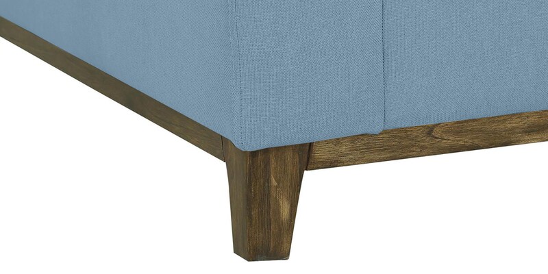 Buy Diego Fabric 2 Seater Sofa In Ice Blue Colour By Woodsworth Online ...