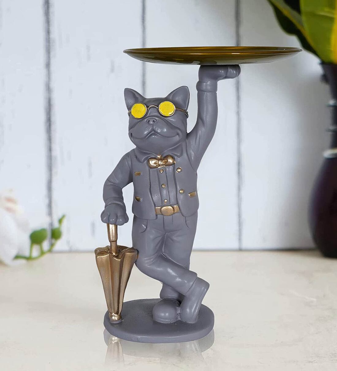 Buy Dog Polyresin Kylie Animal Figurine Craft Desk Organizer at 45% OFF ...