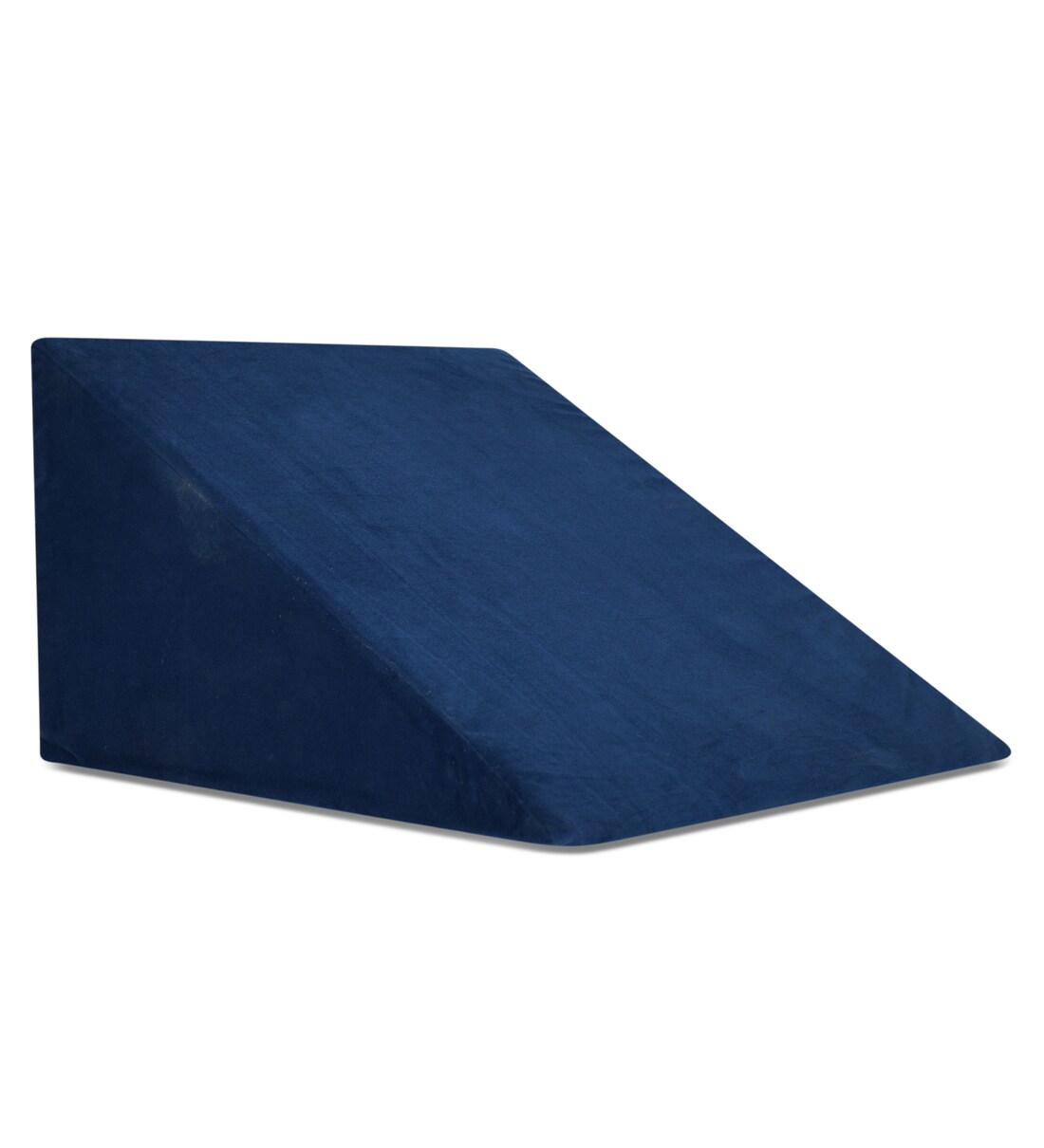 Buy Memeory Foam (18x17) Bed Wedge In Blue Colour with Zipper Cover at ...