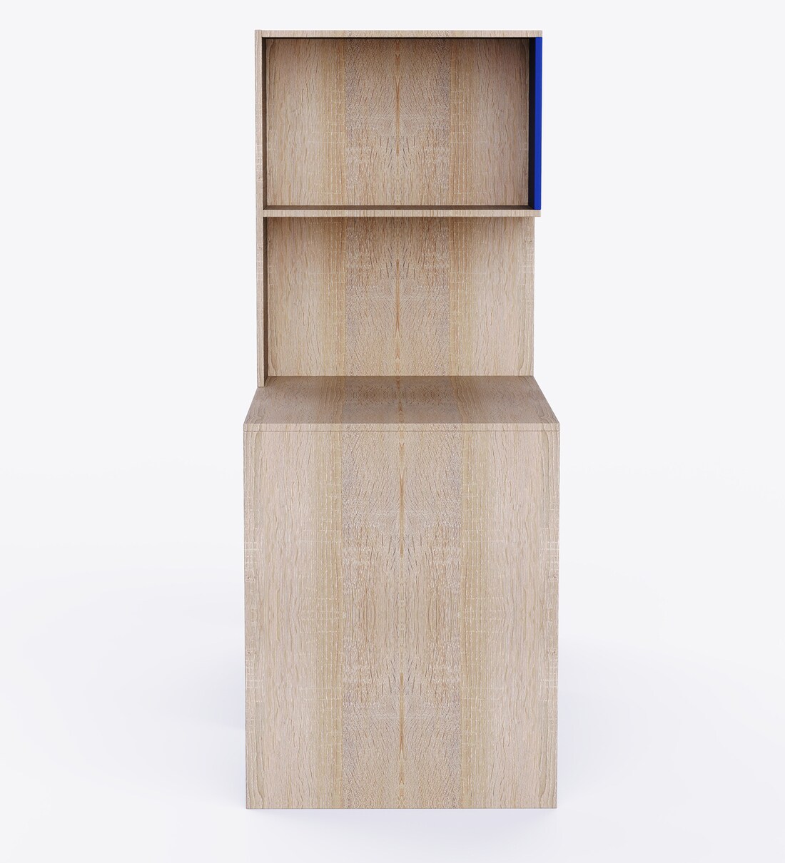 Buy Double Trouble Kids Study Table in Blue, Yellow, Orange And Oak ...