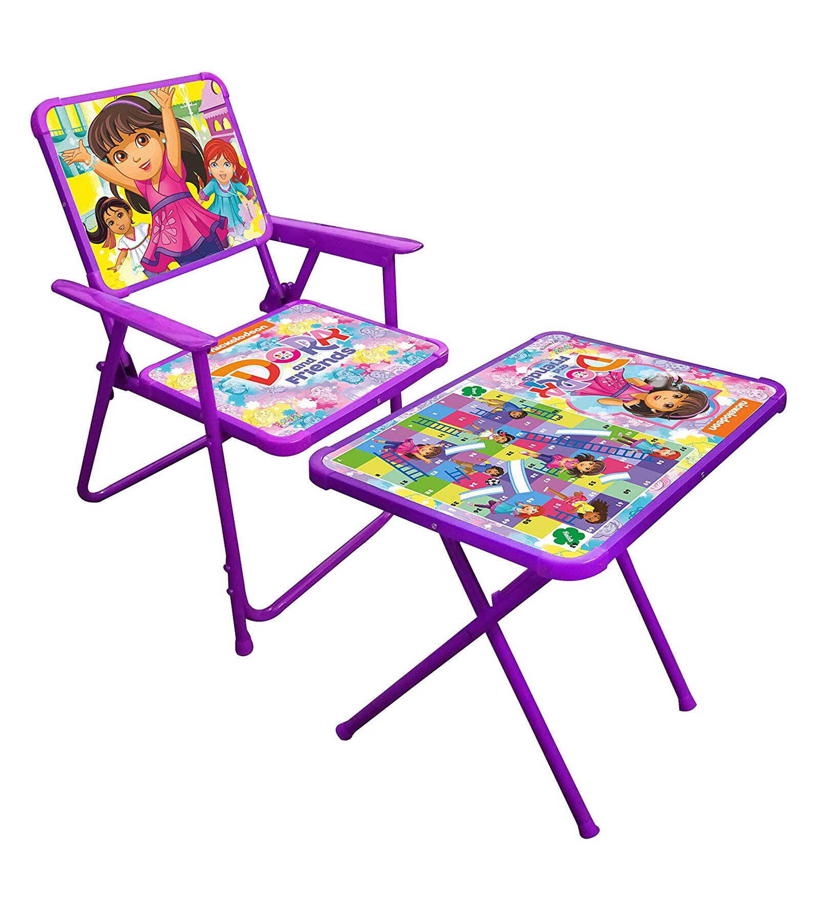 Buy Dora Large Kids Table & Chair in Multicolour by Salasar Online ...
