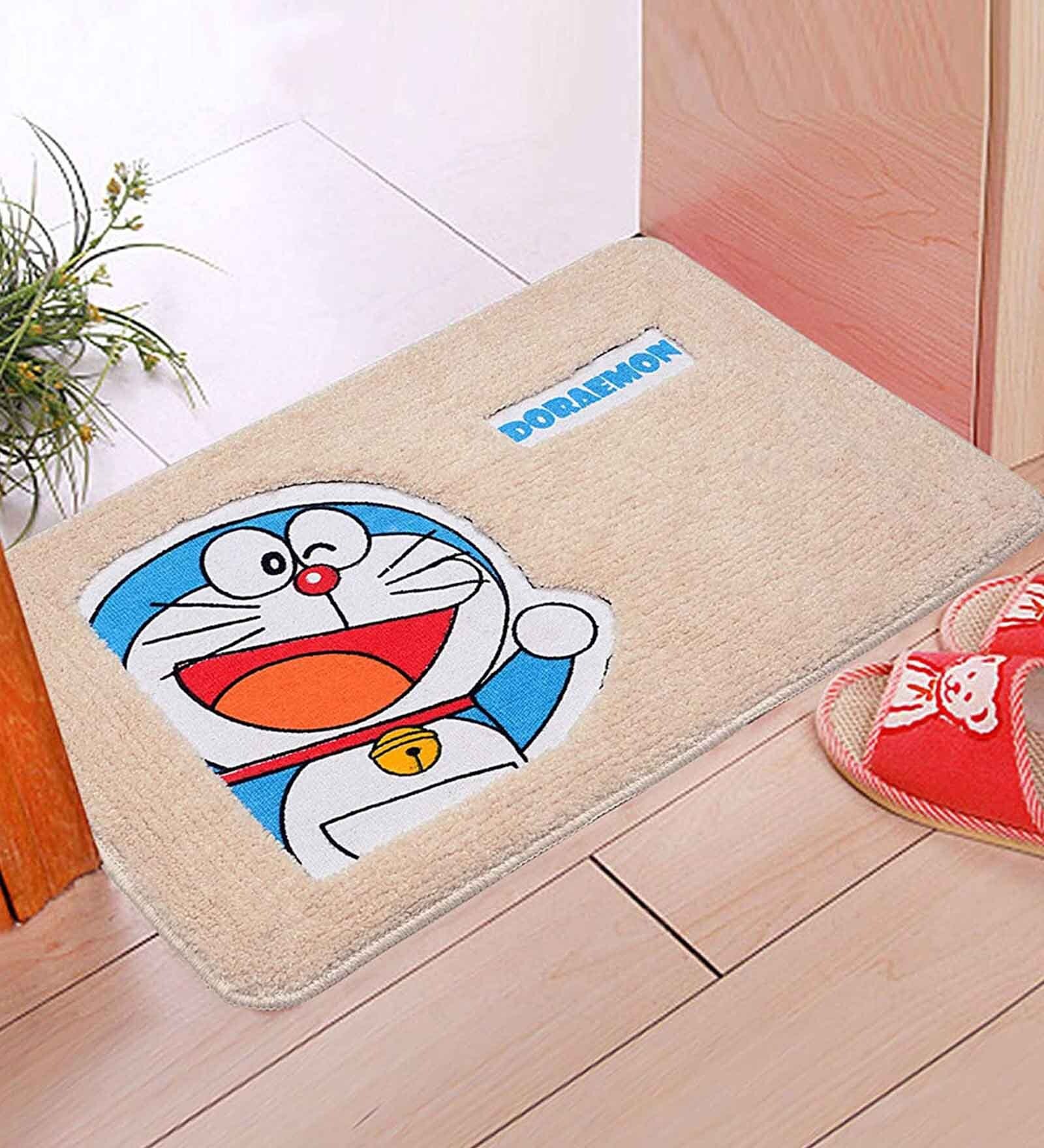 Buy Doremon Themed Door Mat in Beige Colour by Saral Home at 35% OFF by ...