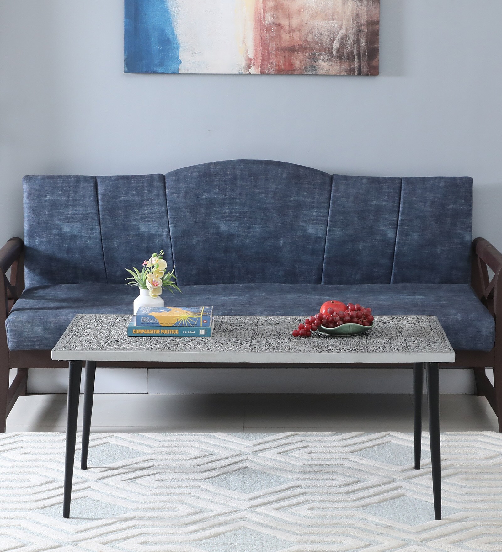 Buy Dornel Metal Coffee Table In Scratch Resistant Antique Silver Finish at 17% OFF by Bohemiana ...