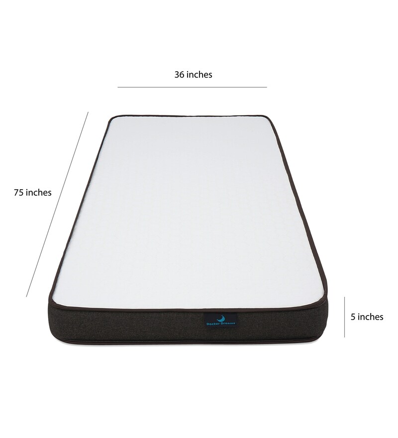 Buy Lite Orthopedic 5 inch PU Foam Single Mattress Online - Single Foam ...