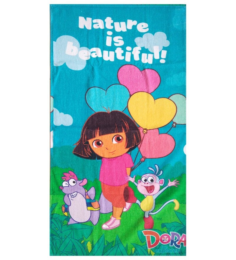 Buy Dora Kids 350 GSM Cotton Bath Towel by Athom Living Online - Kids ...
