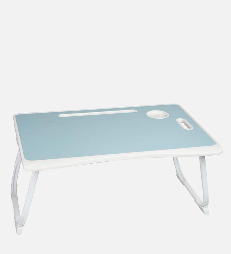 Buy Dorm Portable Table in Blue Finish by Tarkan Online - Portable ...