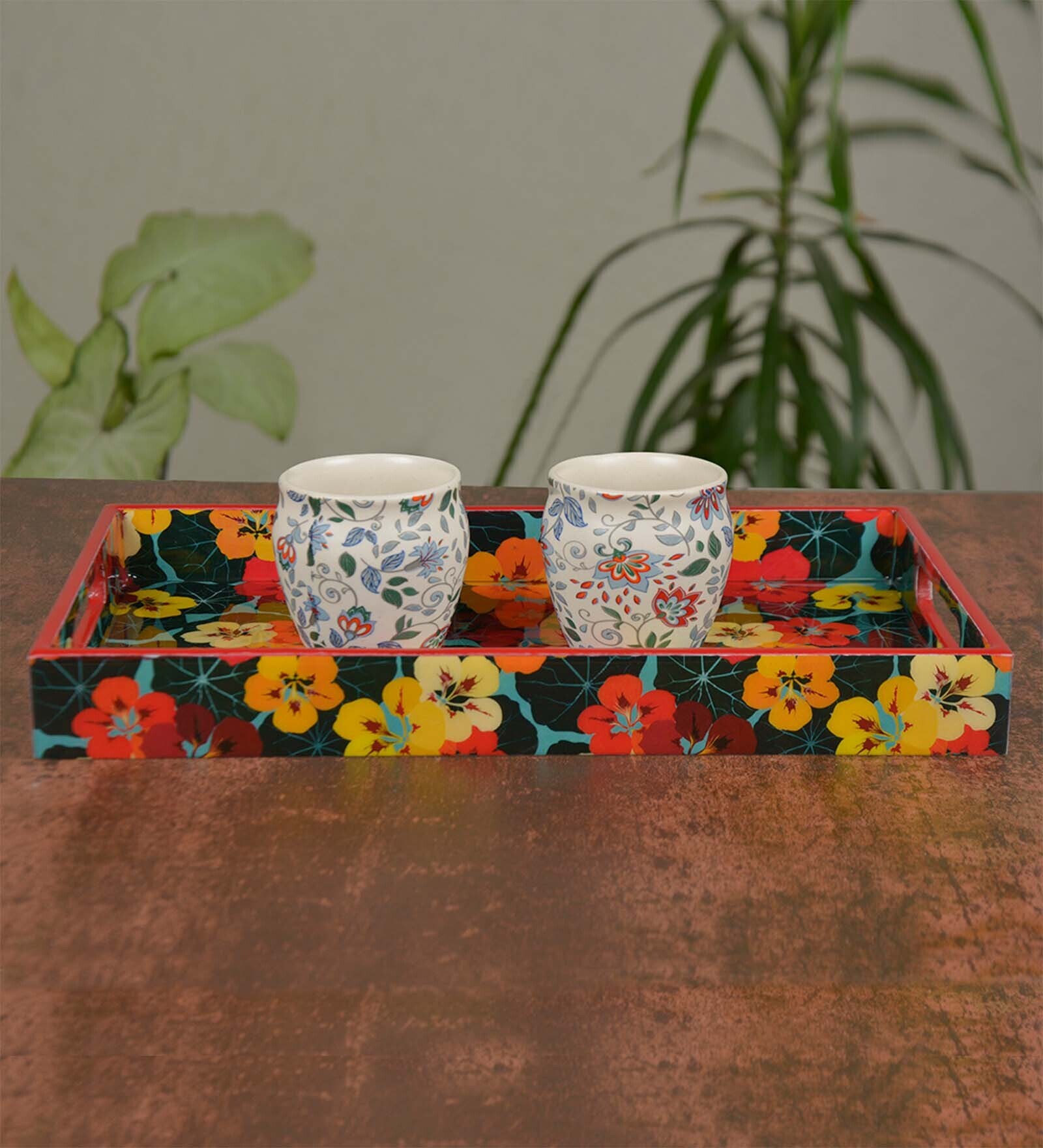 Buy Dripple MDF Serving Tray at 32% OFF by StyleMyWay | Pepperfry