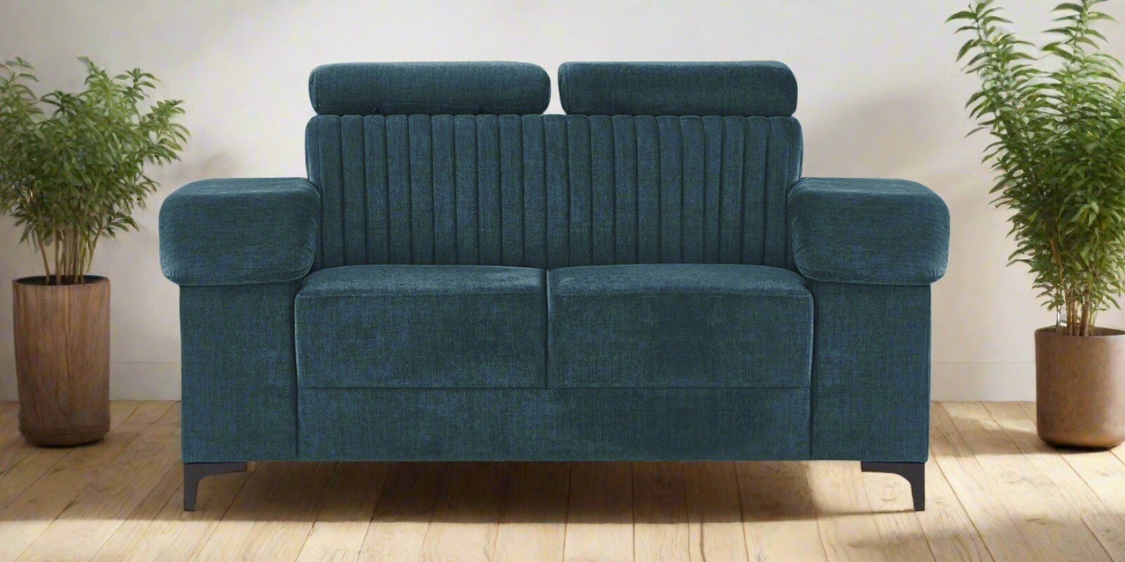 Buy Draco Fabric 2 Seater Sofa in Harbour Blue at 40% OFF by Febonic ...