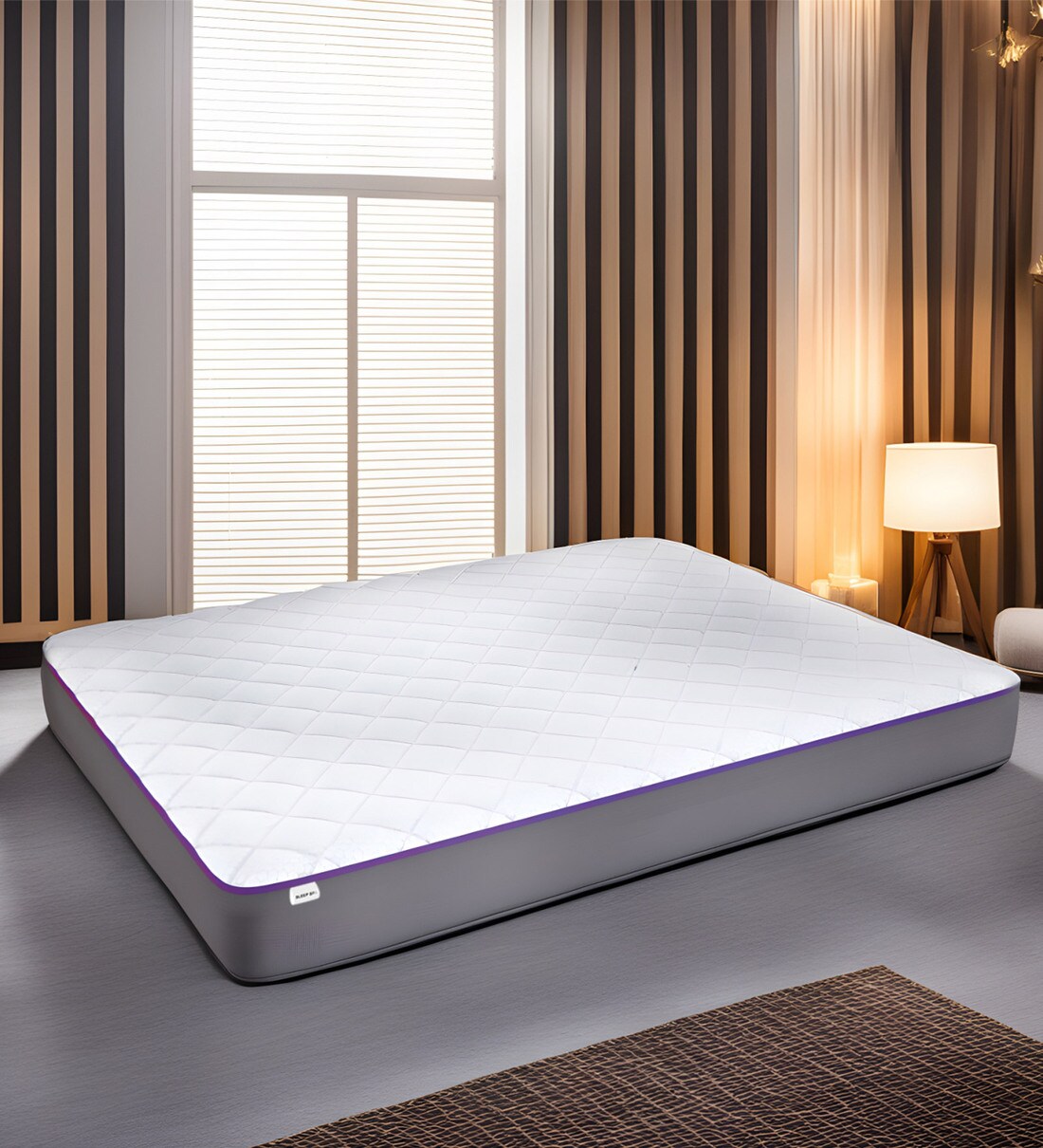 Buy Dual Comfort 10 Inches HR Foam Mattress with Comfort Cubes and ...