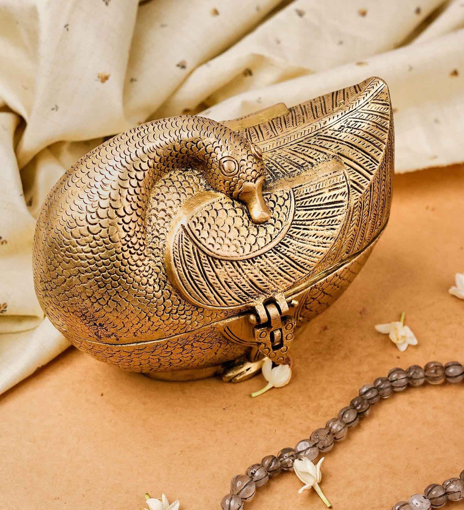 Buy Duck Storage Box Brass Religious Idol by The Advitya at 20% OFF by ...