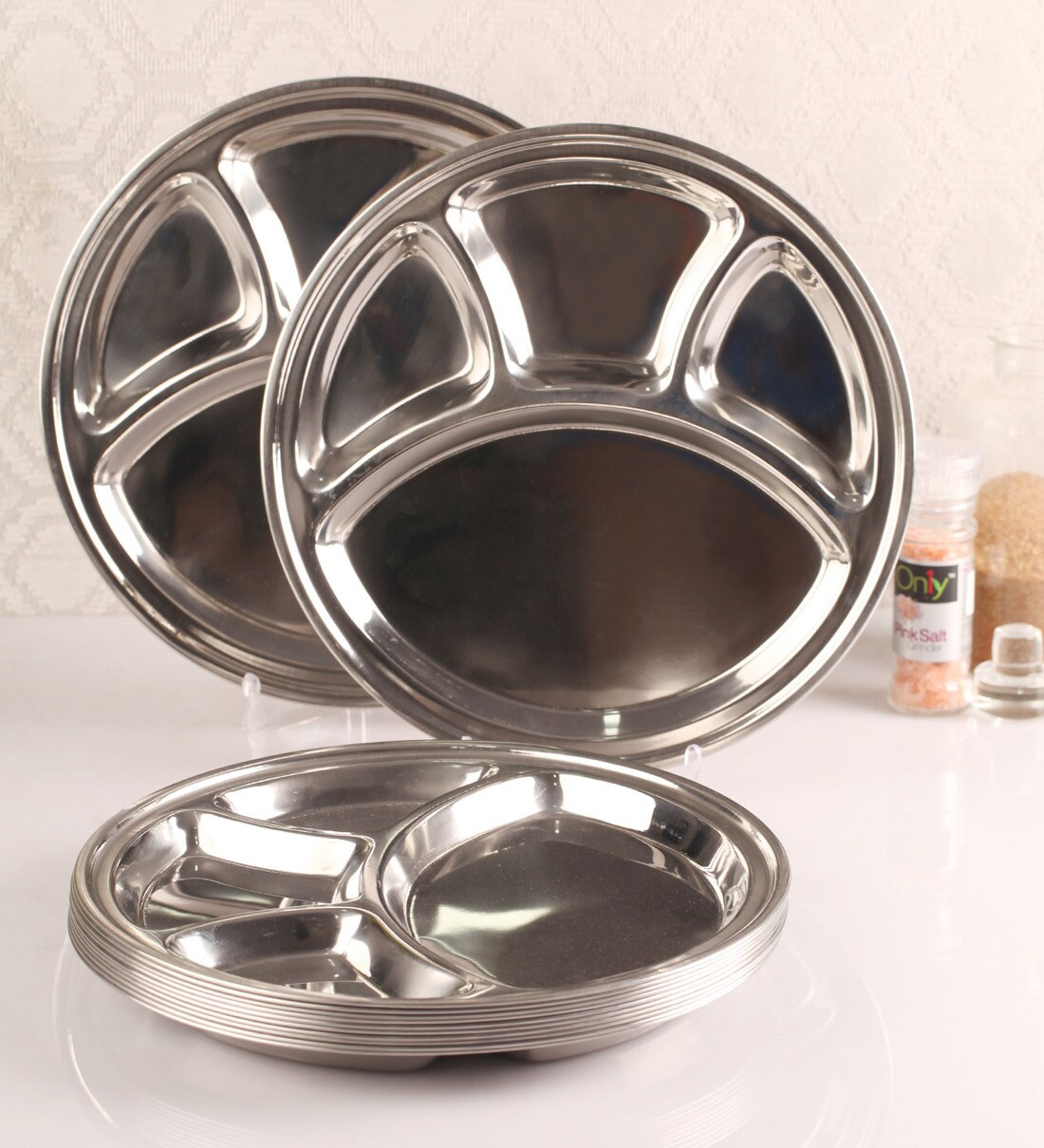 Buy Dynore - Stainless Steel Partition Plates ( Set of 12 ) at 11% OFF ...