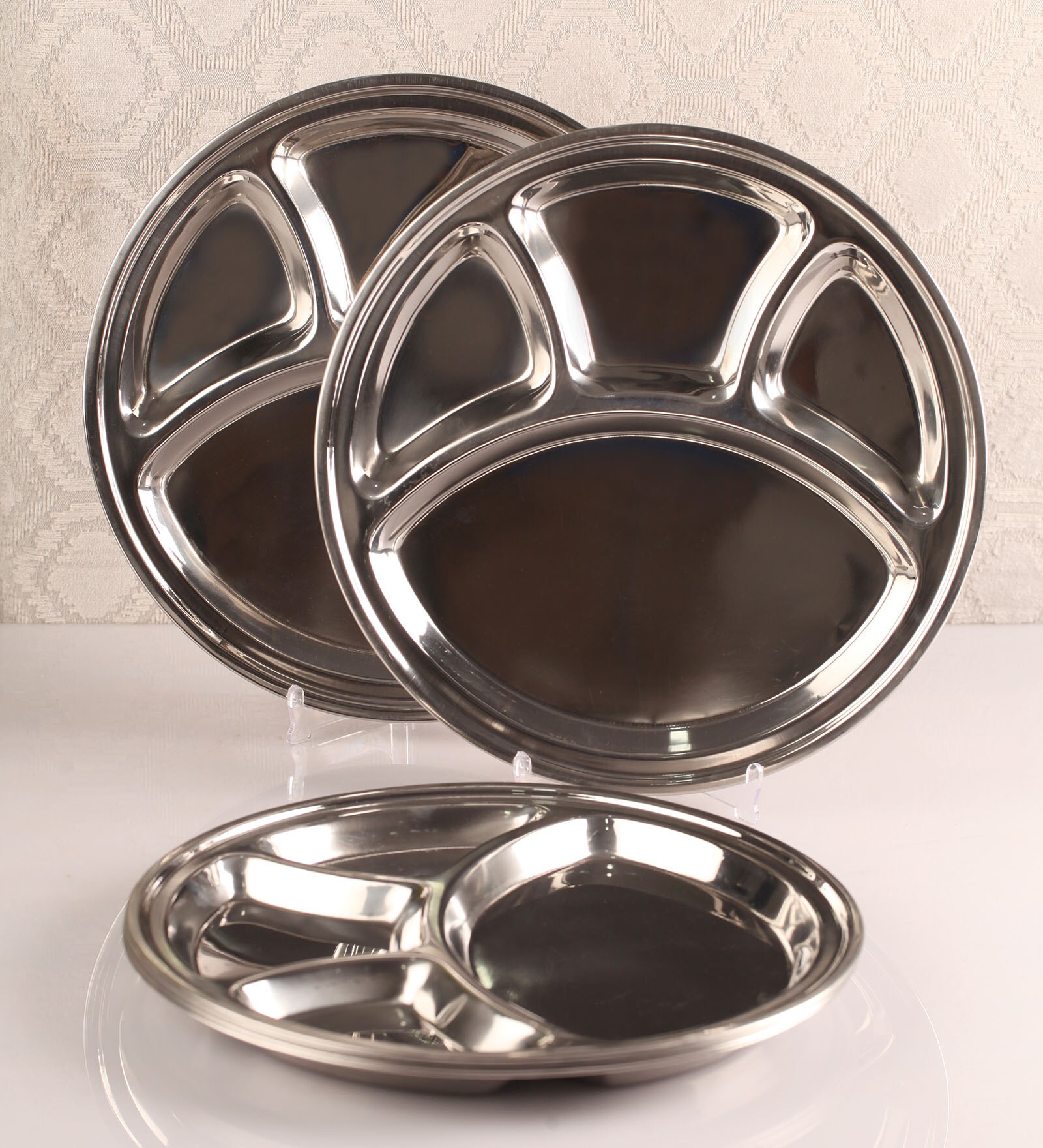 Buy Dynore - Stainless Steel Partition Plates ( Set of 6 ) at 100% OFF ...