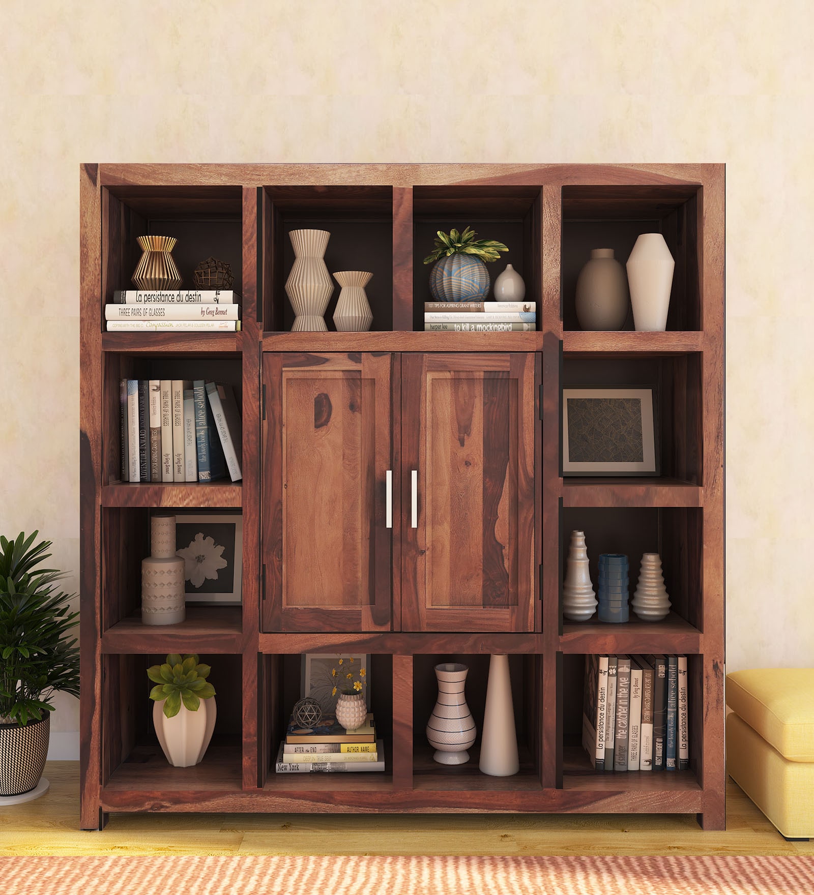 Buy Earl Solid Wood Book Shelf in Rustic Teak Finish at 4% OFF by ...