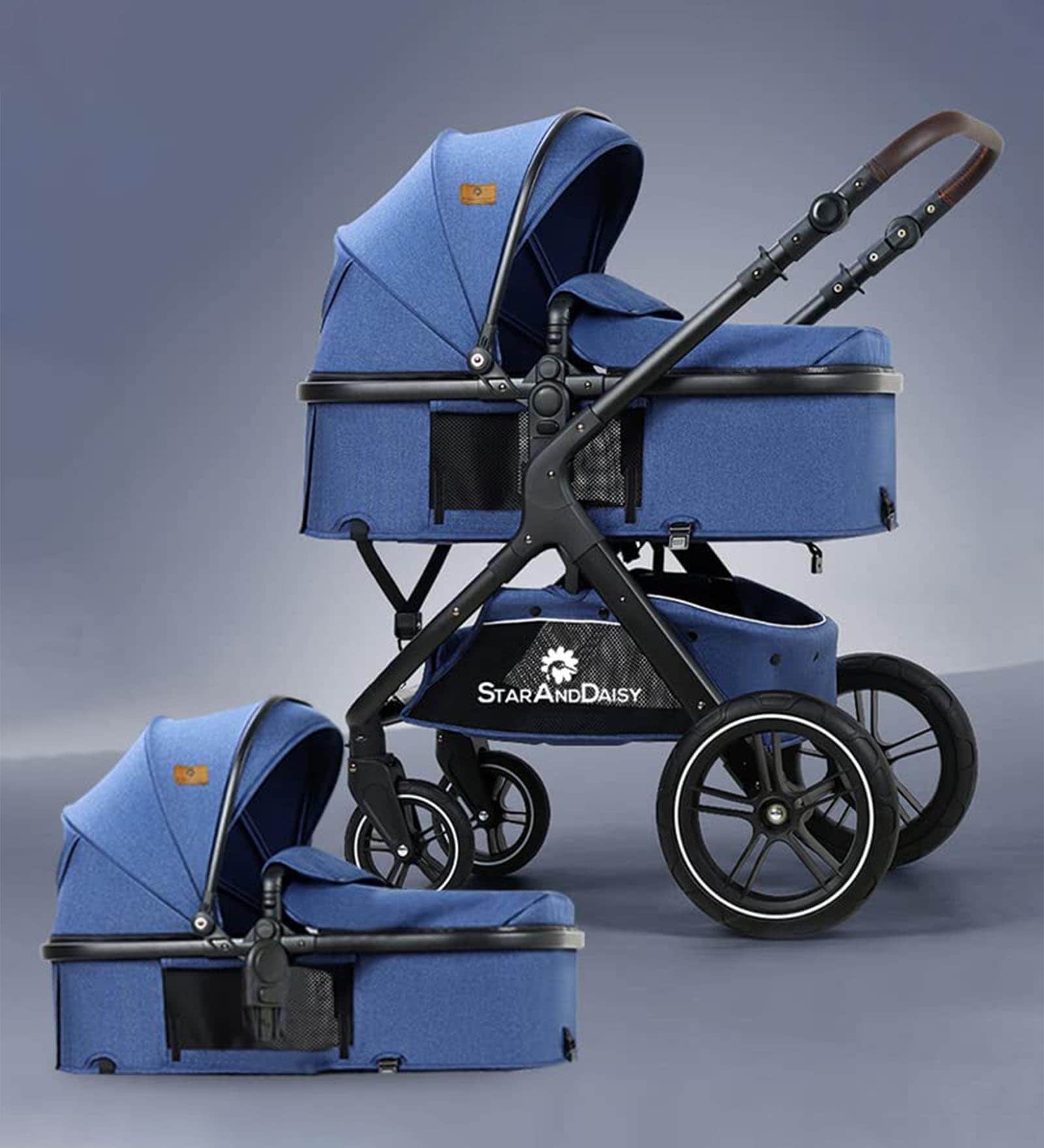 Buy EasyGo Travel Friendly Luxury Baby Pram with high Landscape seat in ...