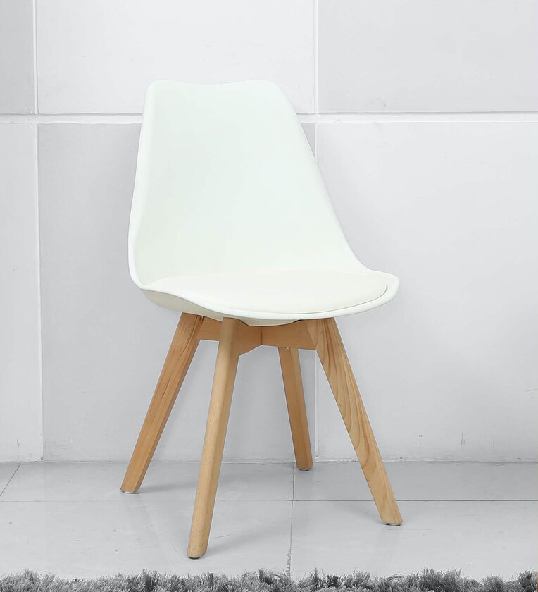 Buy Trendy Plastic Iconic Chair in White Colour by Star India Online ...