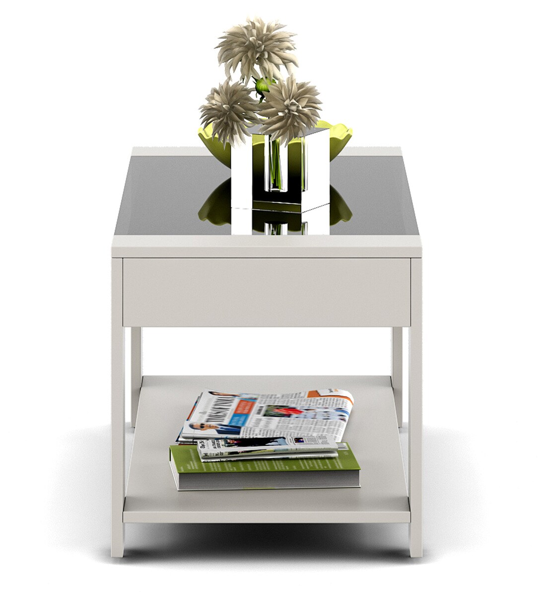 Buy Eco Coffee Table In Frosty White Finish Online - Contemporary ...