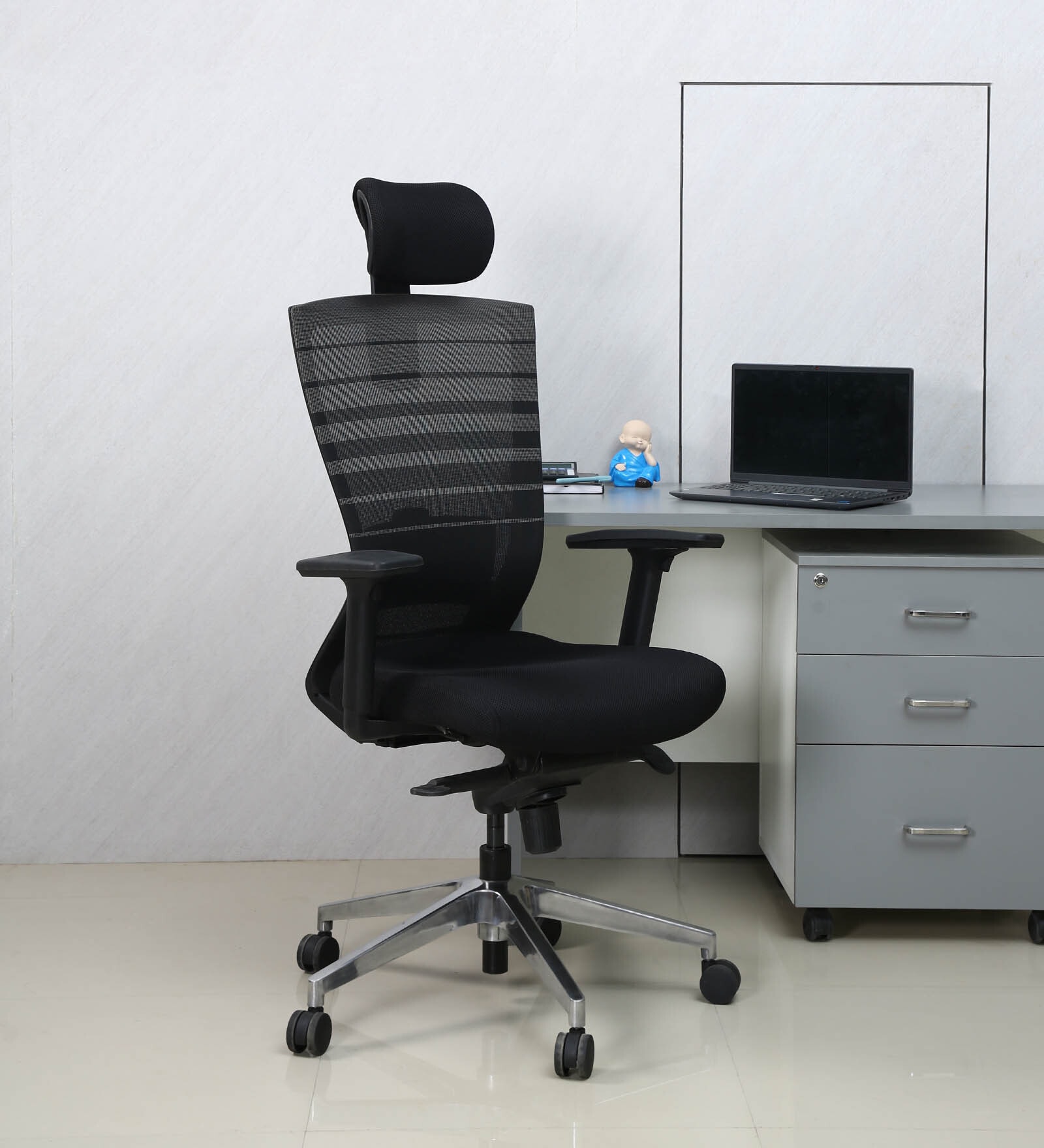 Buy Echo Breathable Mesh Ergonomic Chair In Black Colour at 100% OFF by ...