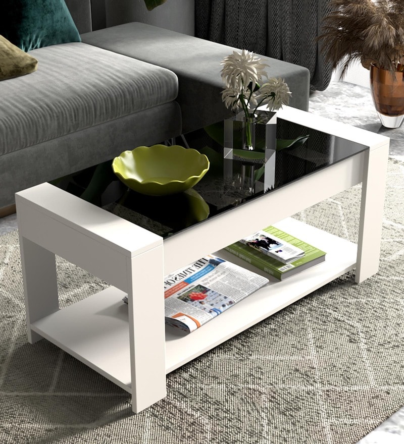 Buy Eco Coffee Table In Frosty White Finish Online - Contemporary ...