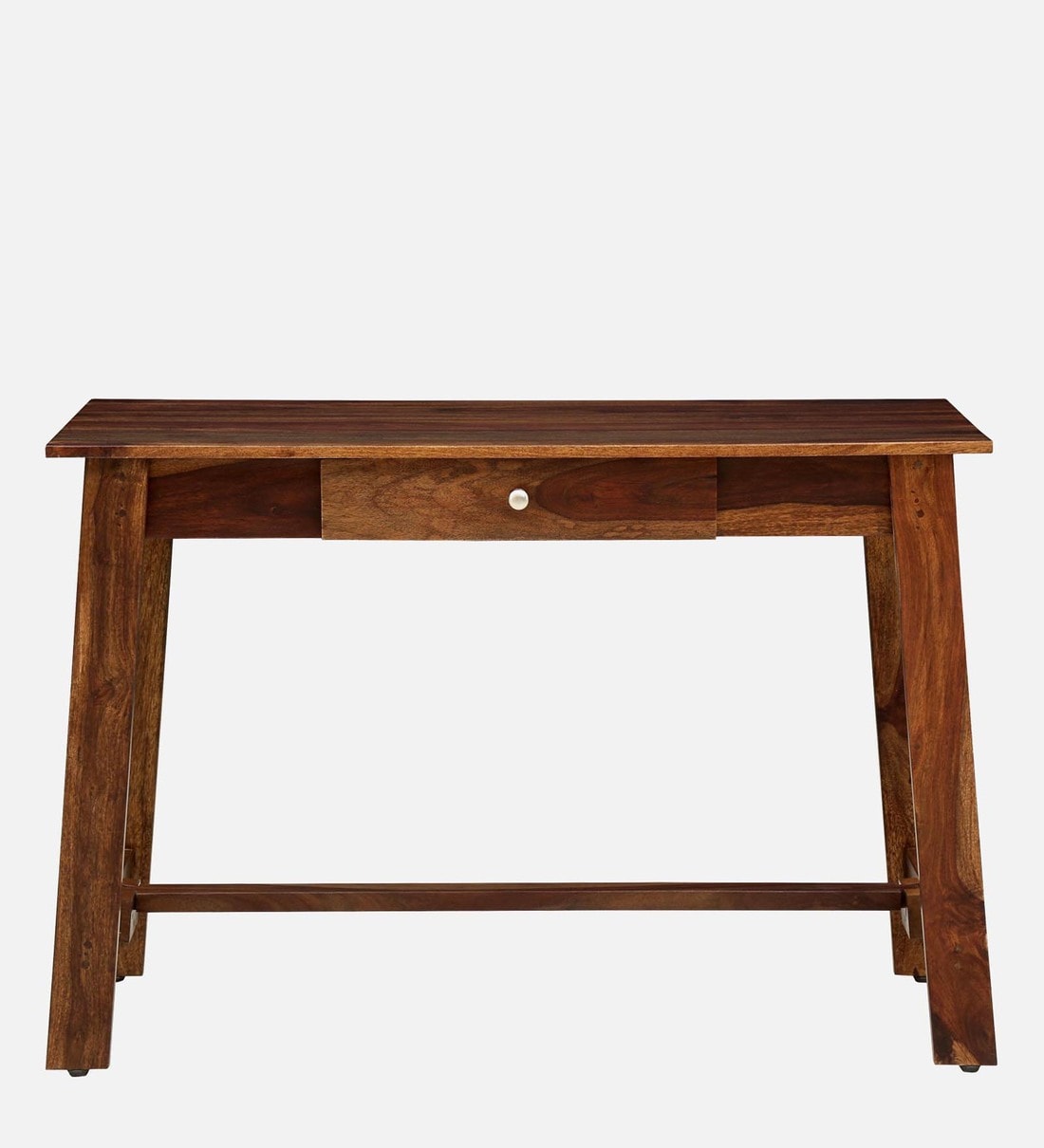 Buy Haarlem Sheesham Wood Writing Table In Provincial Teak Finish By ...