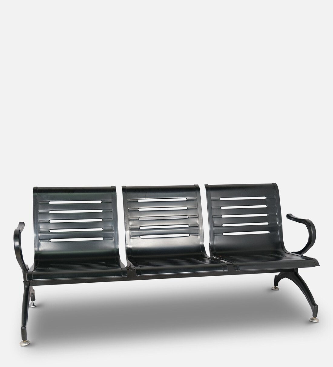 Buy Edmund 3 Seater Bench in Black Finish by Creative Seating System at ...