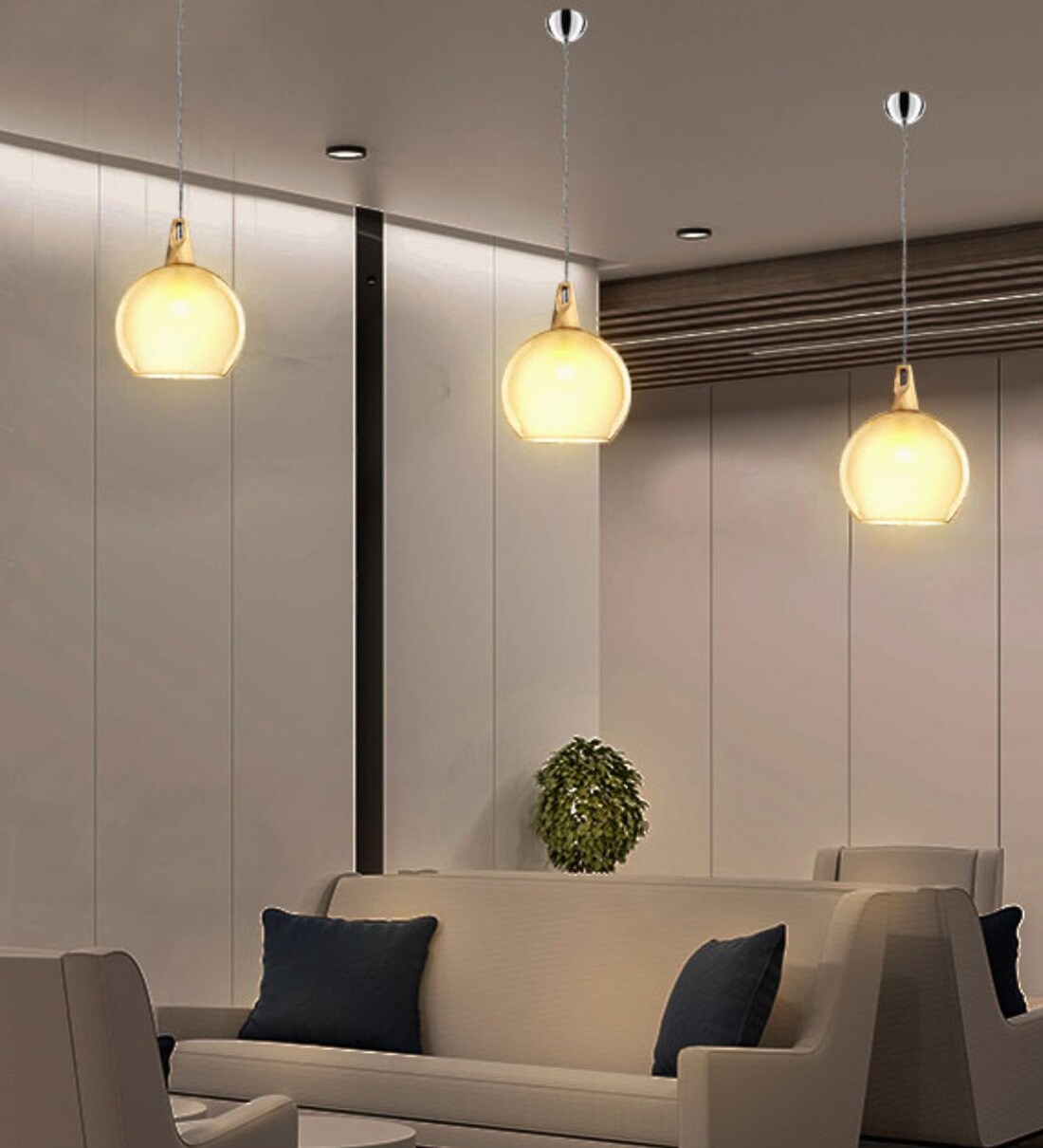 Buy Eillowy Wooden Glass and Wood Pendant Light by TISVA at 15% OFF by ...