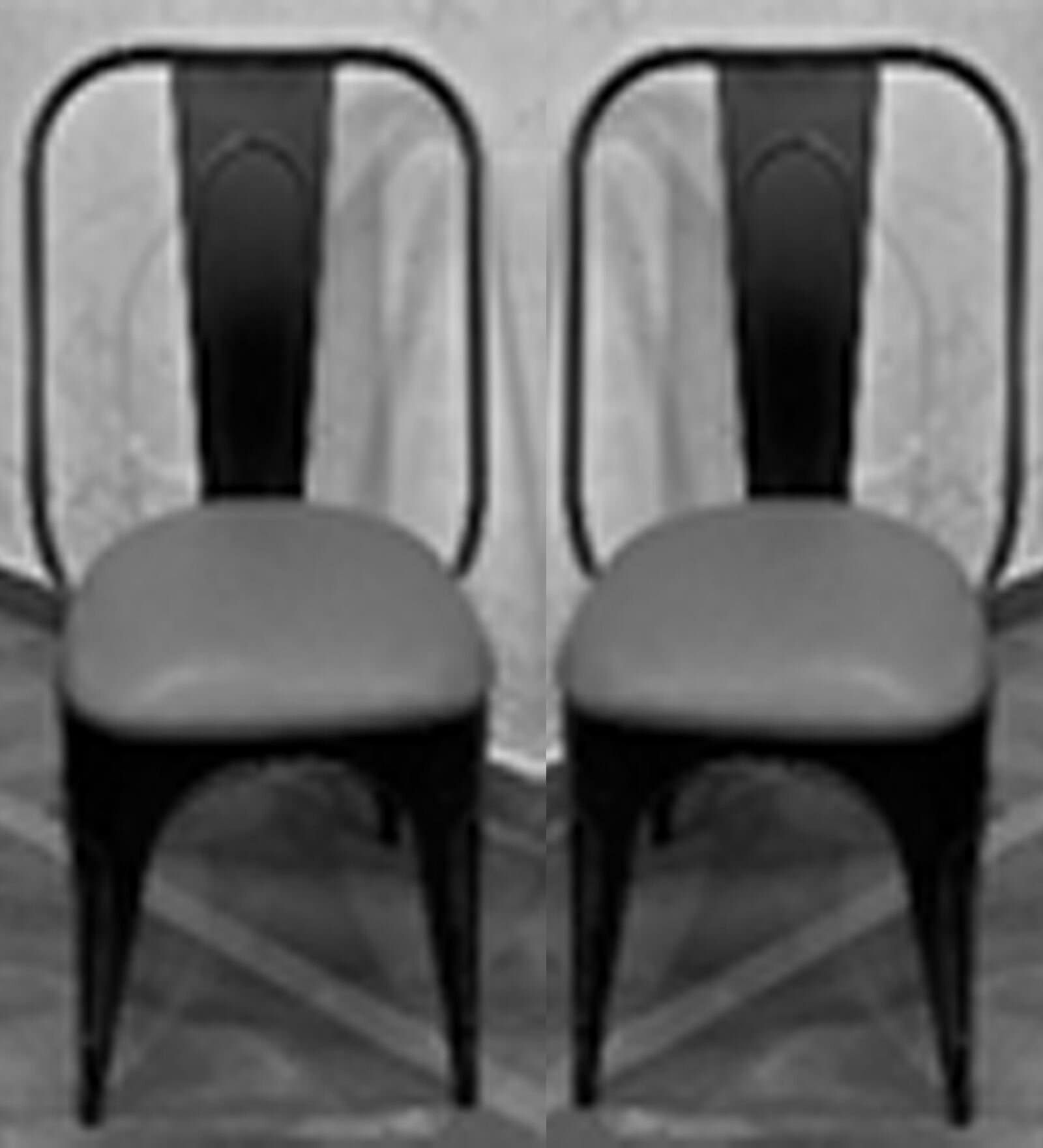 Buy Spaulding Metal Iconic Chair in Black Colour (Set of 2) at 40% OFF ...