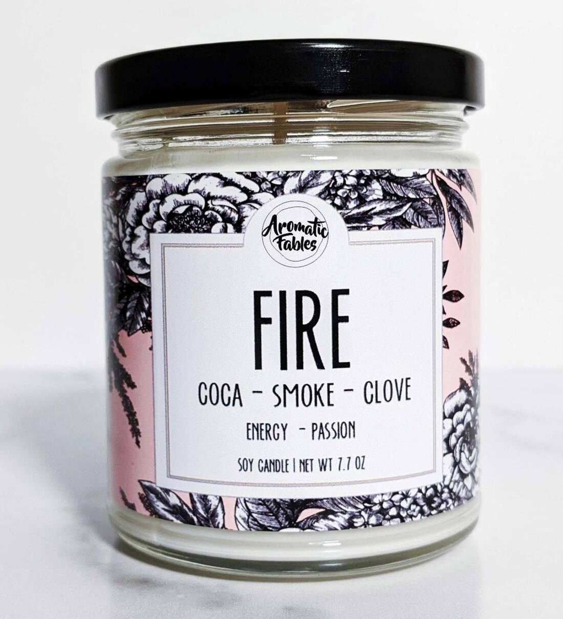 Buy Elements Of Earth Fire Scented White Color Glass Jar Candle By ...