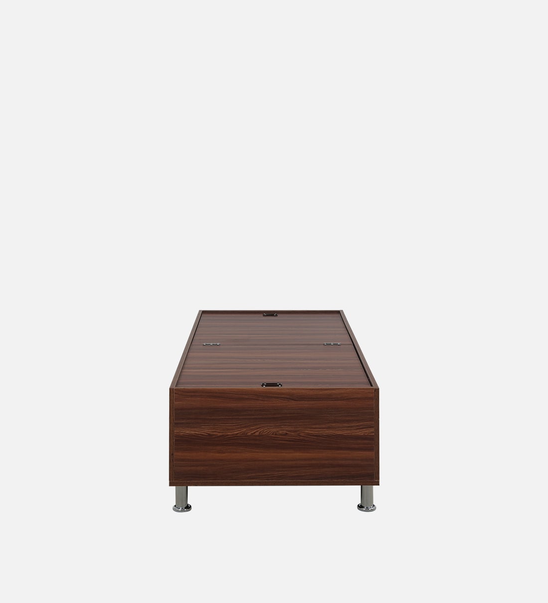 Buy Elijah Single Bed in Brown Finish with Box Storage by Caspian ...