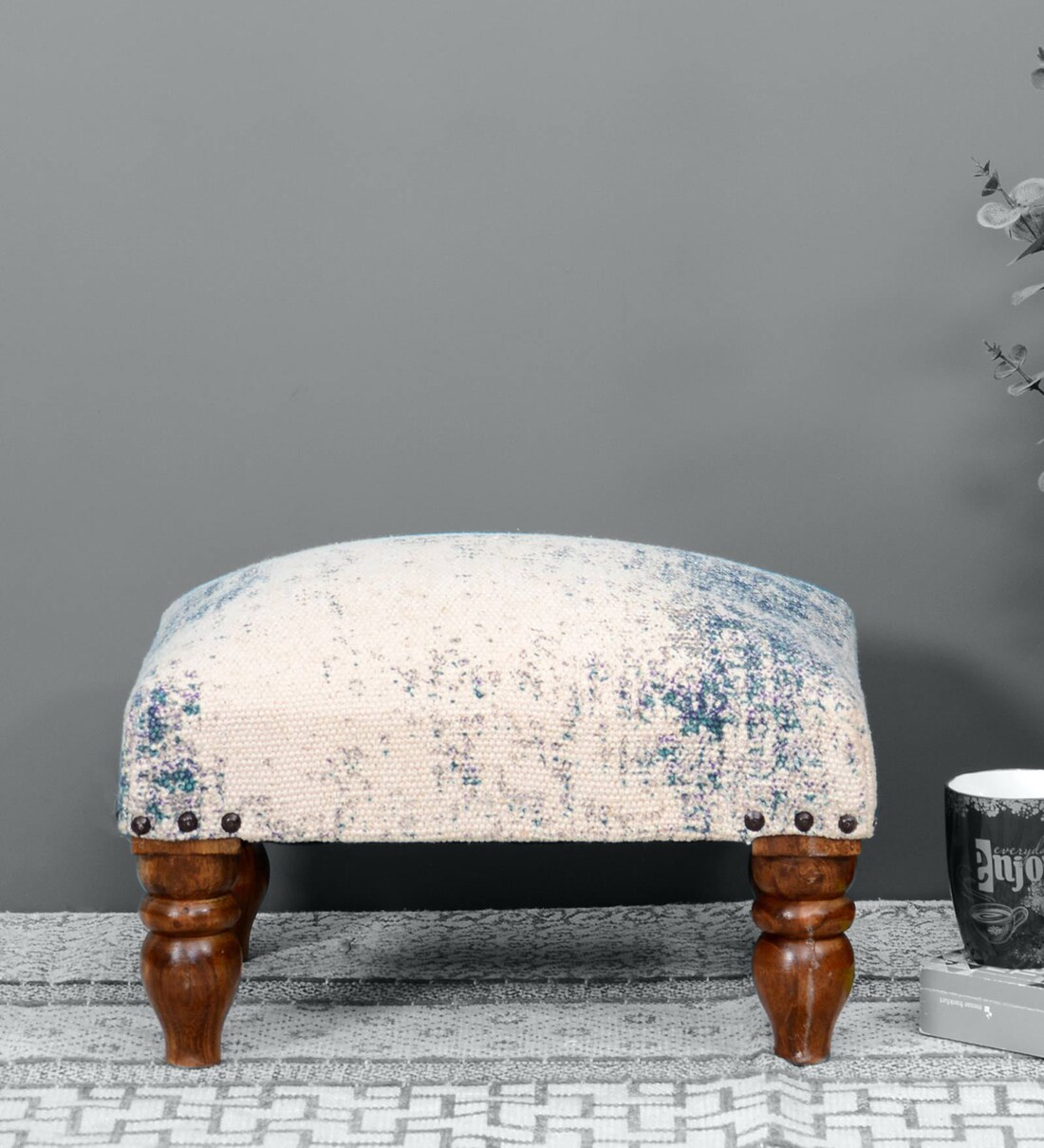 Buy Ella Foot Stool in Multi Colour at 37% OFF by Natural Furnish ...