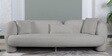 Buy Elliot Fabric 4 Seater Curve Sofa In Grey Colour at 30% OFF by ...