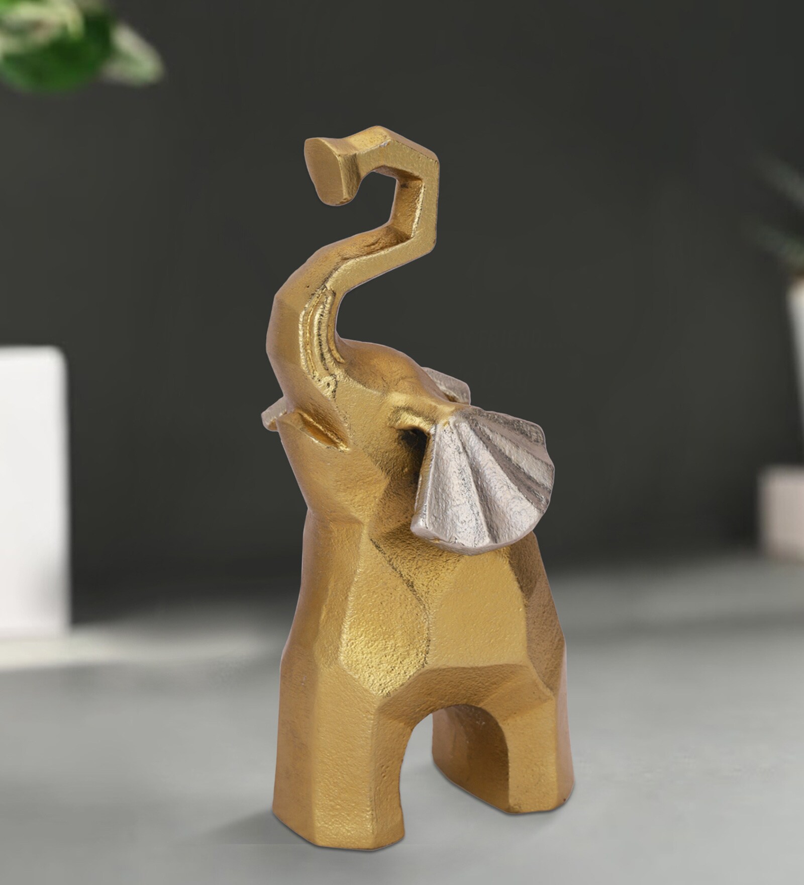 Buy Elegant Glimmer Gold & Silver Aluminium Showpiece at 33% OFF by ...