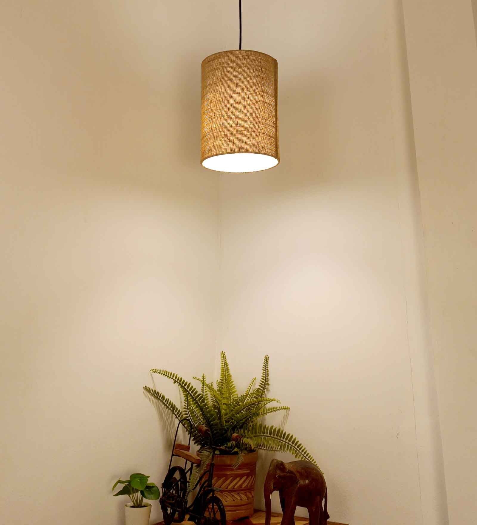 Buy Elementary Jute Shade Single Hanging Light at 38% OFF by Symplify ...