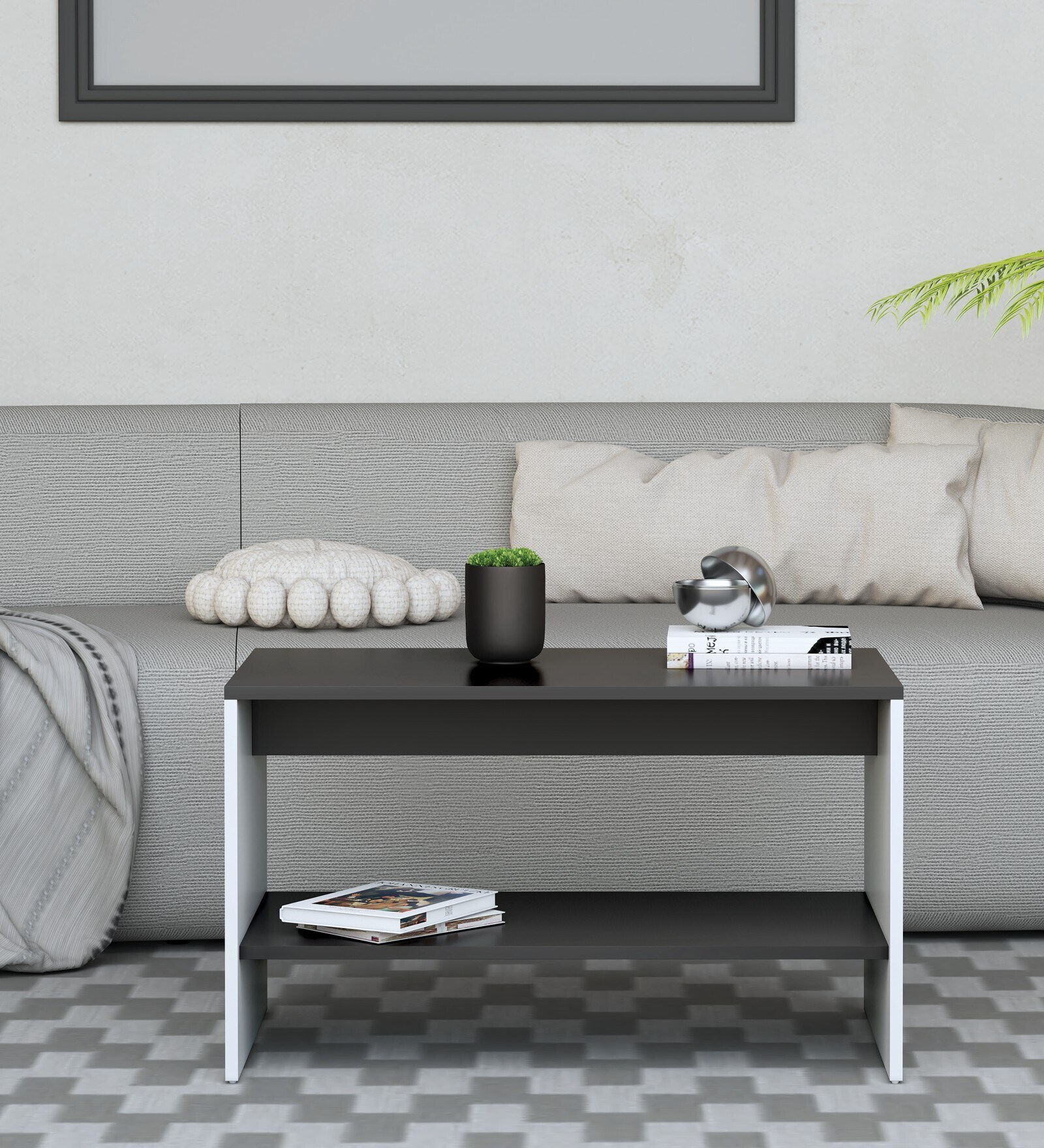 Buy Elenore Coffee Table in Dark Oak & White Maple Finish at 5% OFF by ...