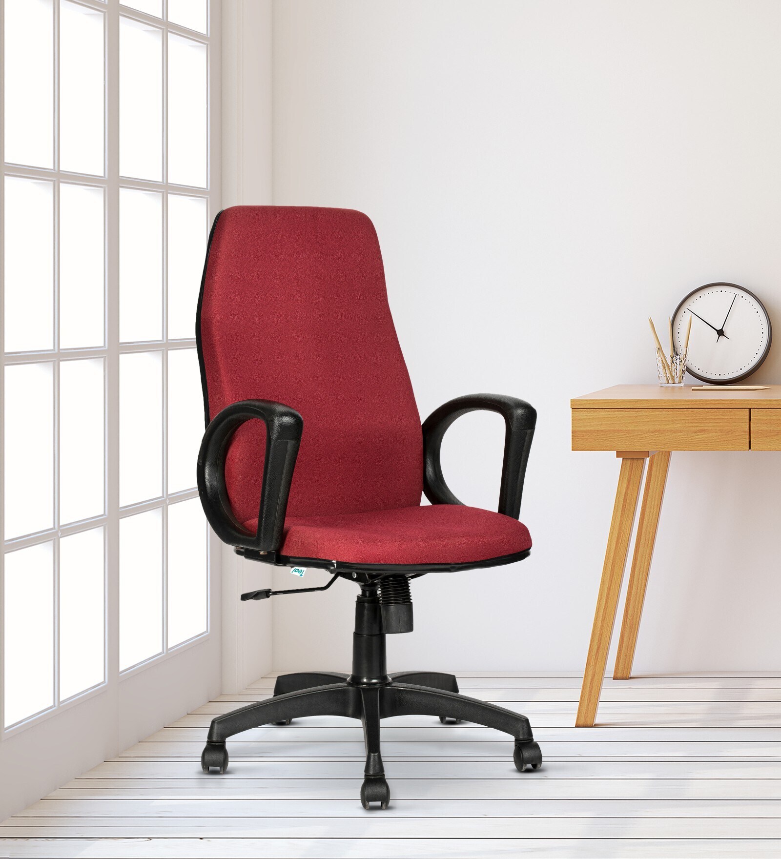 Buy Elite Fabric Executive Chairs in Maroon Colour at 35% OFF by ...
