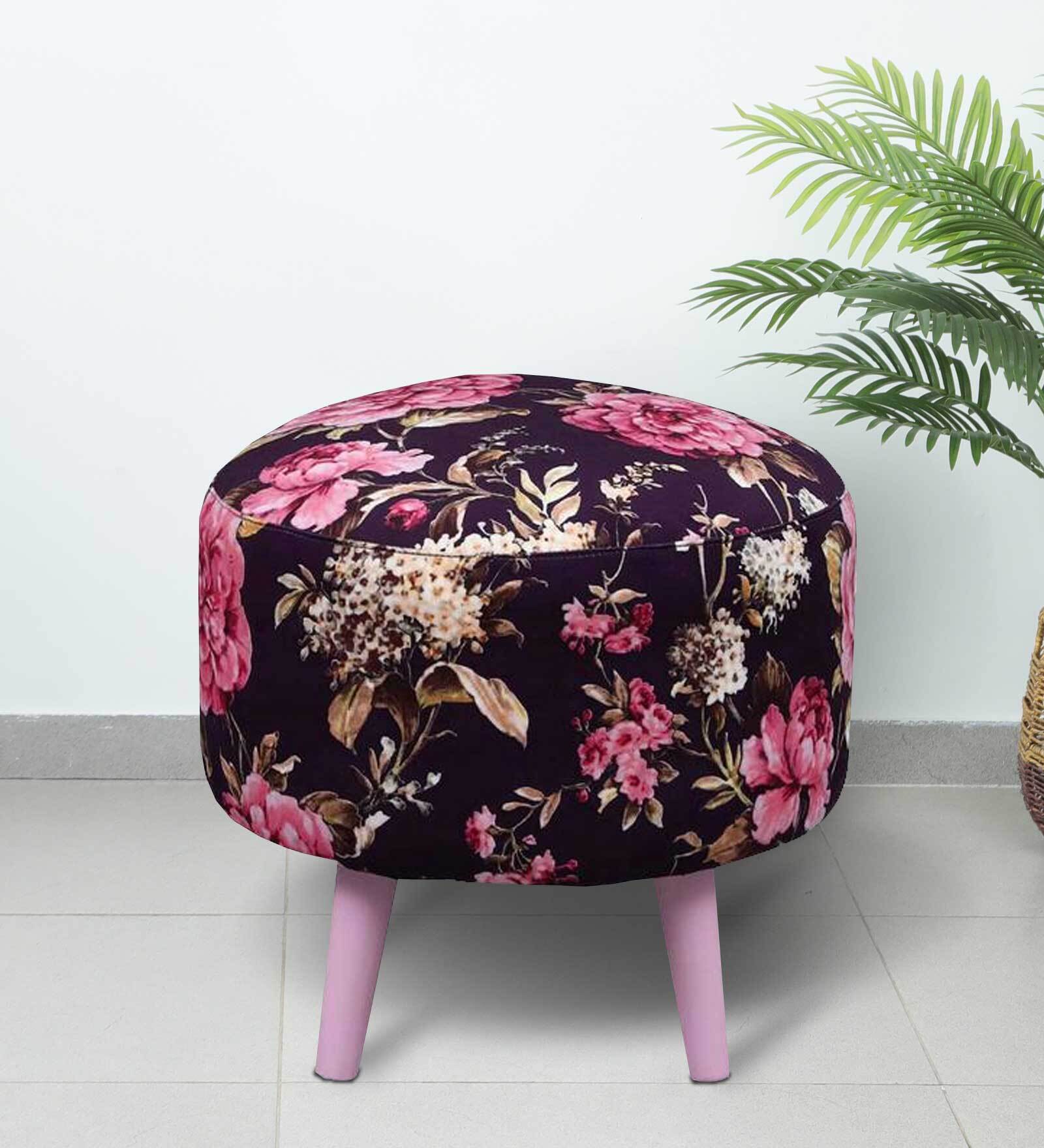 Buy Elton Upholstered Foot stool in Multi-Colour at 45% OFF by ...