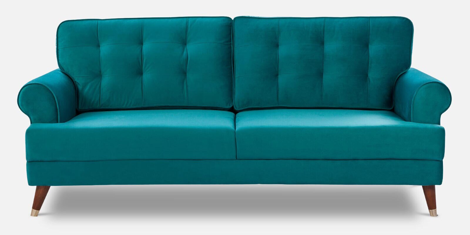 Buy Elixir 3 Seater Sofa In Teal Colour at 60% OFF by HomeTown | Pepperfry