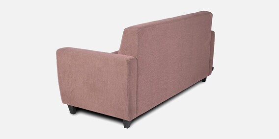 Buy Elegance Fabric 3 Seater Sofa in Mauve Colour Online - Modern 3 ...