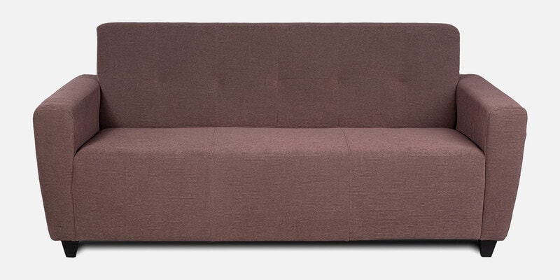 Buy Elegance Fabric 3 Seater Sofa in Mauve Colour Online - Modern 3 ...